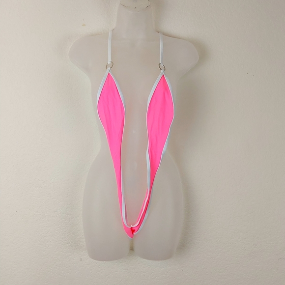 Sherrylo | Swim | Sherrylo Sexy Pink And White Slingshot Bikini | Poshmark